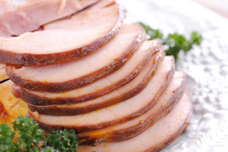 Baked Ham with Brown Sugar Mustard Glaze